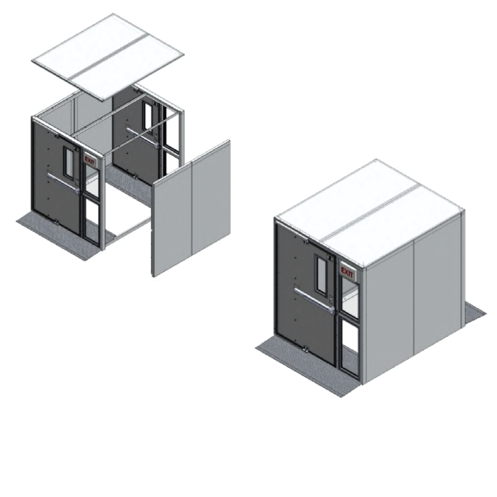 Air Supported Structure Doors Personal Air Lock Pal Aj Manufacturing